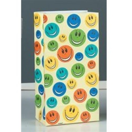 Smiley Face Paper Loot Bags M59010 - Balloon World